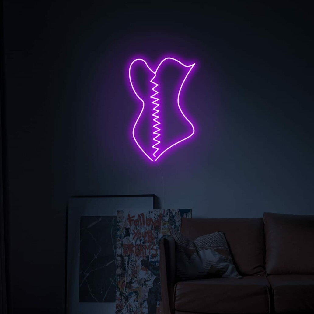 Aesthetic Purple Neon Sign | Custom Purple Neon Light - Echo Neon Studio