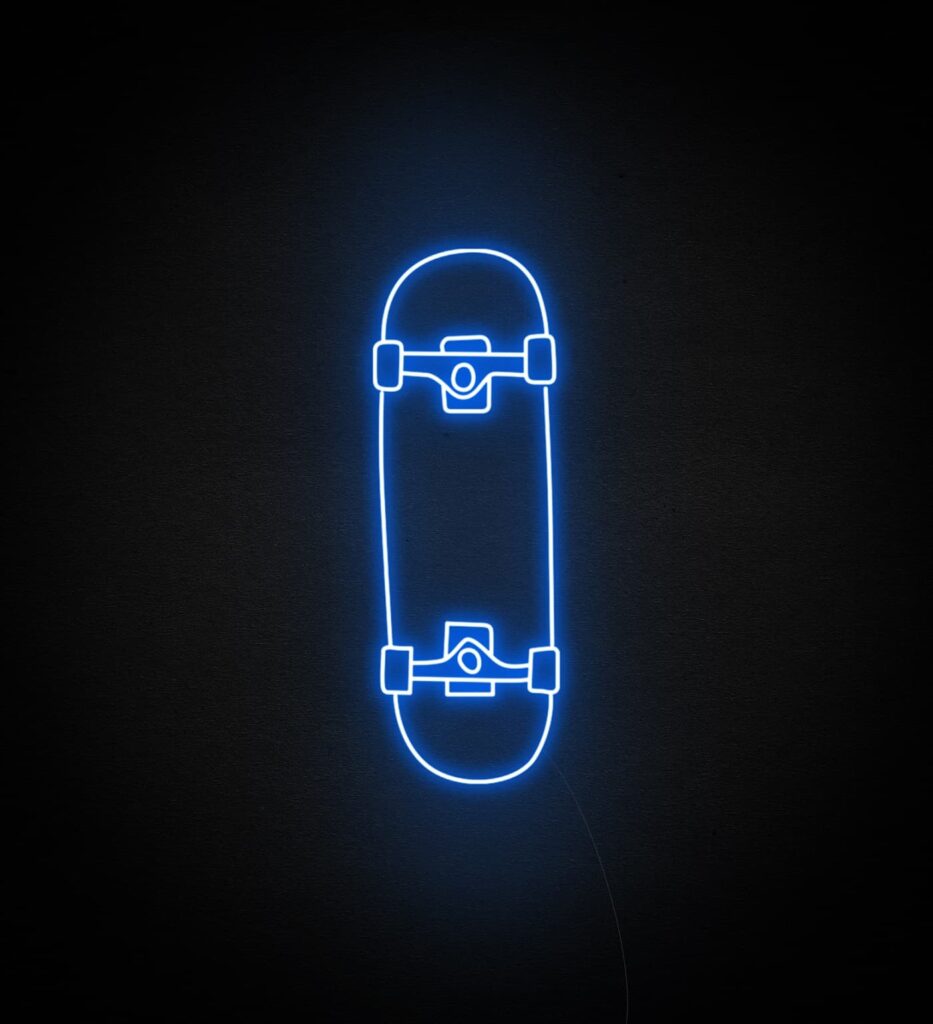 Skateboard Neon Sign For Sports Lover - Echo Neon Studio