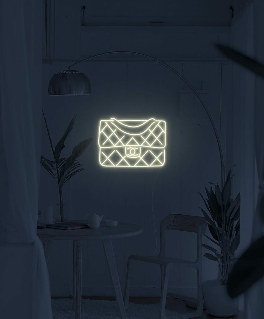 Neon Chanel - Handmade LED Neon Sign - Echo Neon Studio