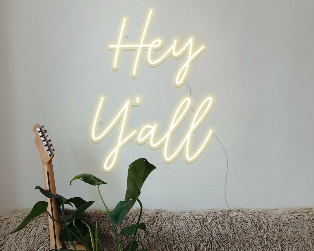 David Neon Sign - Custom David Sign - Echo Neon Studio