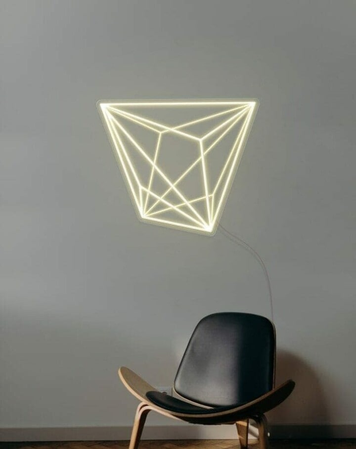 CRYSTAL SHAPE Neon Sign | Echo Neon #1 LED Neon Sign Brand