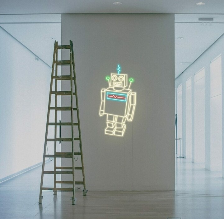 Classic Robot Neon Sign | Echo Neon #1 LED Neon Sign Brand