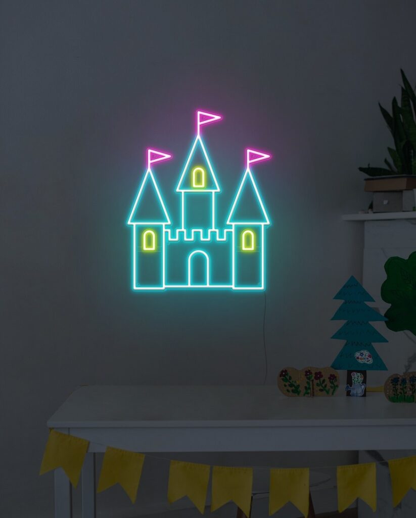 Castle Neon Light | Echo Neon #1 LED Neon Sign Brand