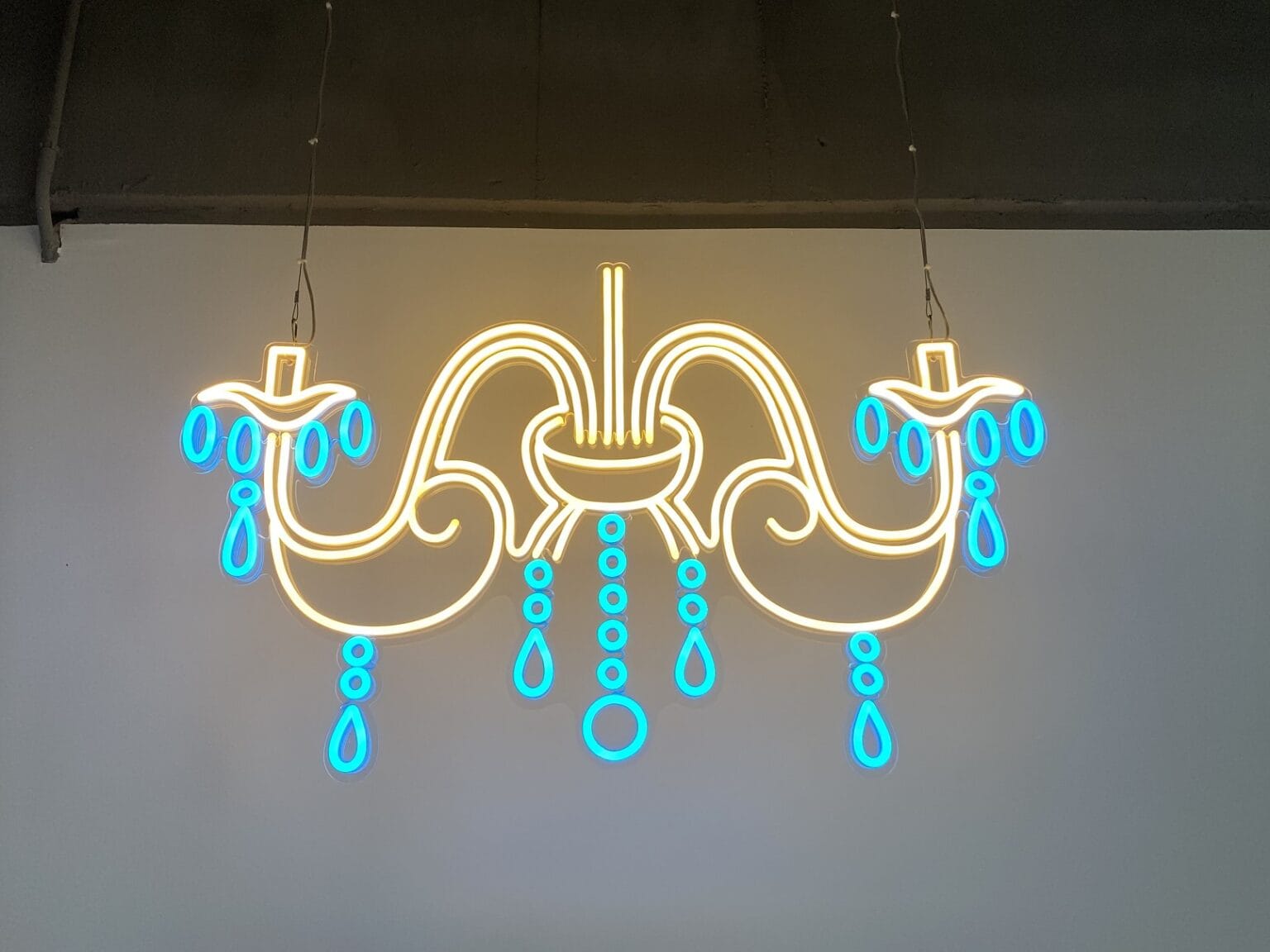 Crystal Chandelier Neon Light| Echo Neon #1 LED Neon Sign Brand