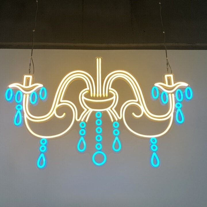 Aesthetic White Neon Sign | Custom White Neon Light - Echo Neon Studio