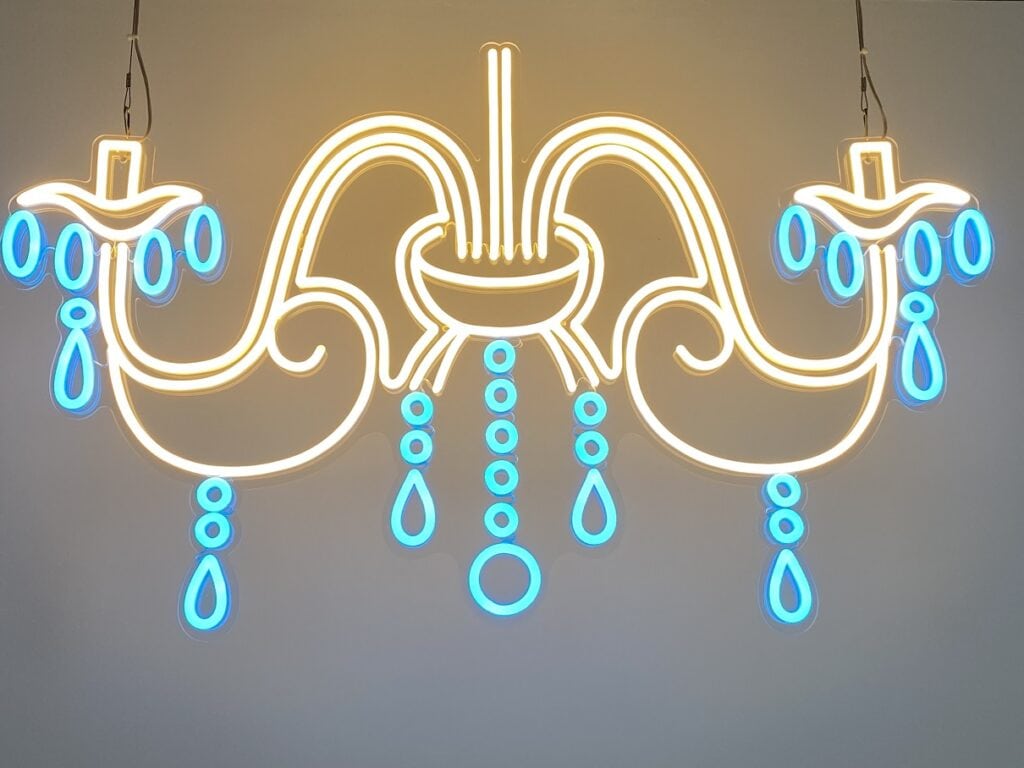 Crystal Chandelier Neon Light| Echo Neon #1 LED Neon Sign Brand
