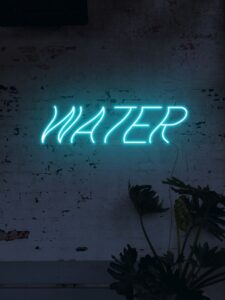 Blue Water LED Neon Sign | Echo Neon #1 LED Neon Sign Brand