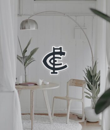 Carlton Blues Logo Neon Sign Custom | Echo Neon