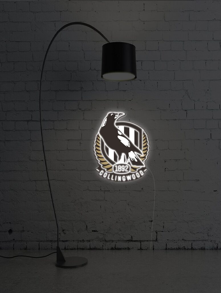 AFL Collingwood Magpies logo Neon Sign | Echo Neon