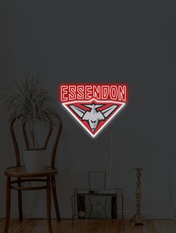 Essendon Bombers Custom Neon Football Sign | Echo Neon
