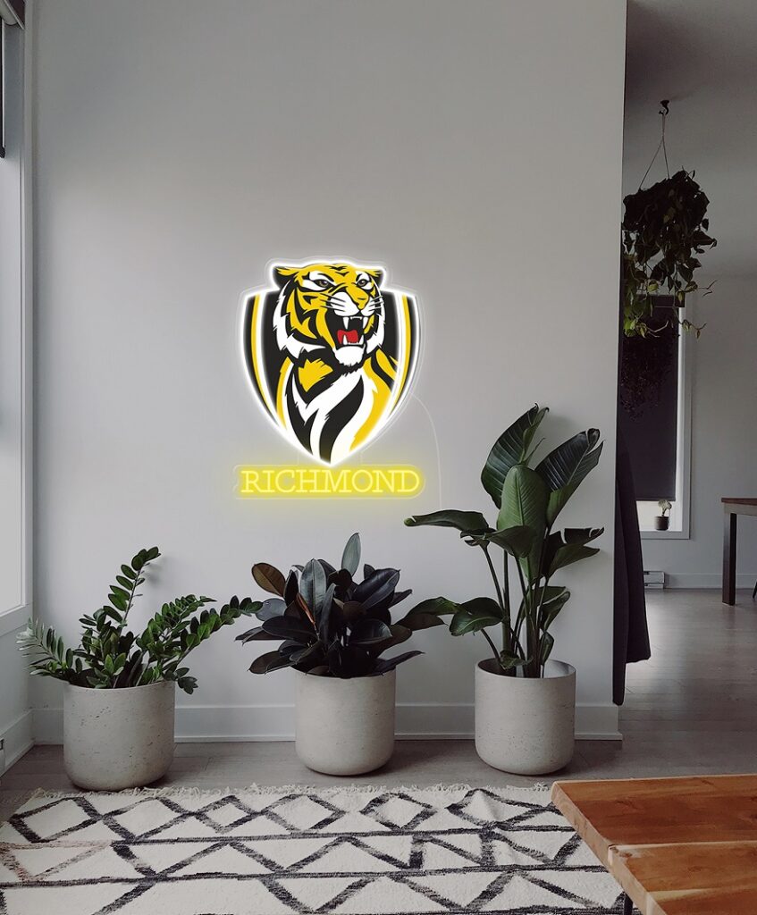 AFL Richmond Tigers Custom Neon Sign | Echo Neon