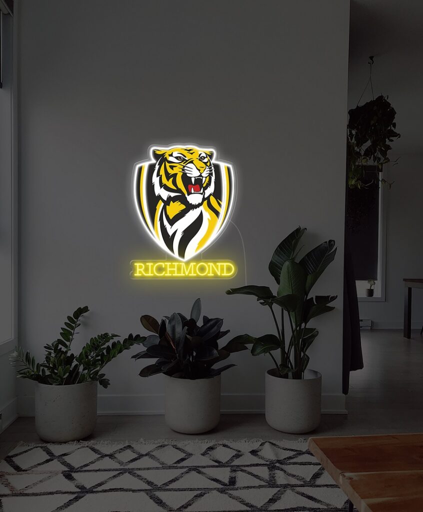 AFL Richmond Tigers Custom Neon Sign | Echo Neon