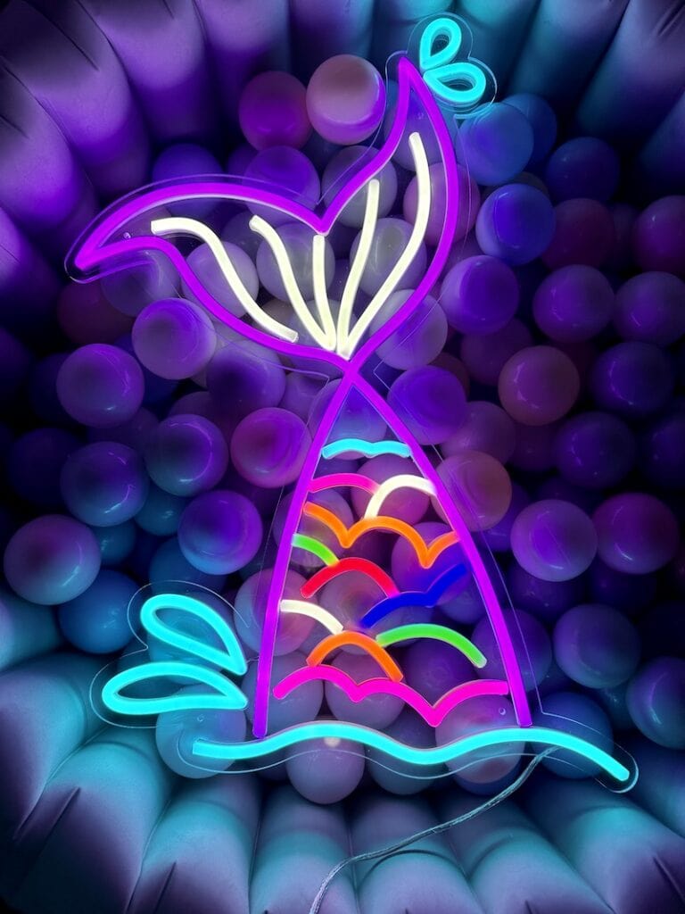 Mermaid LED Party Decor Neon Wall Sign | Echo Neon