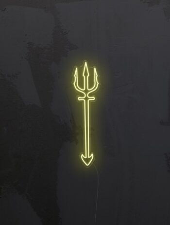 The Trident LED Neon Sign | Echo Neon